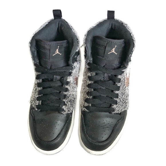 Jordan | Shoes | Air Jordan High Retro Fuax Fur 25 Kids | Poshmark